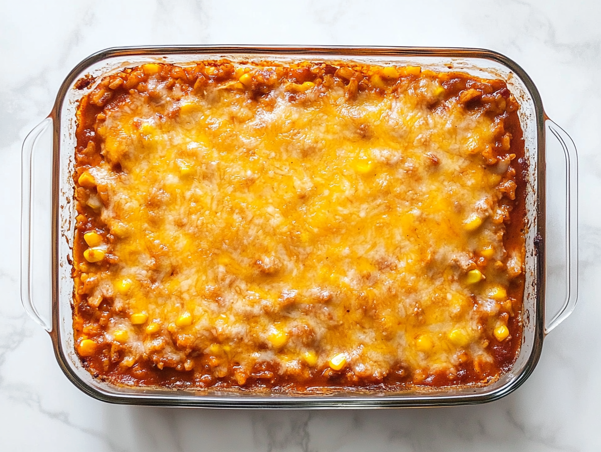 Chicken Enchilada Rice Casserole Recipe - Simple Mom Recipes