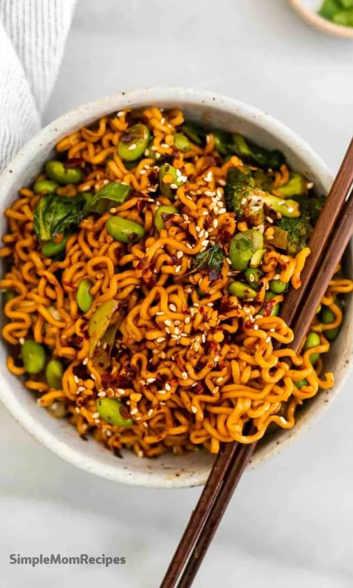10-Minute Saucy Ramen Noodles Recipe – Simple Mom Recipes