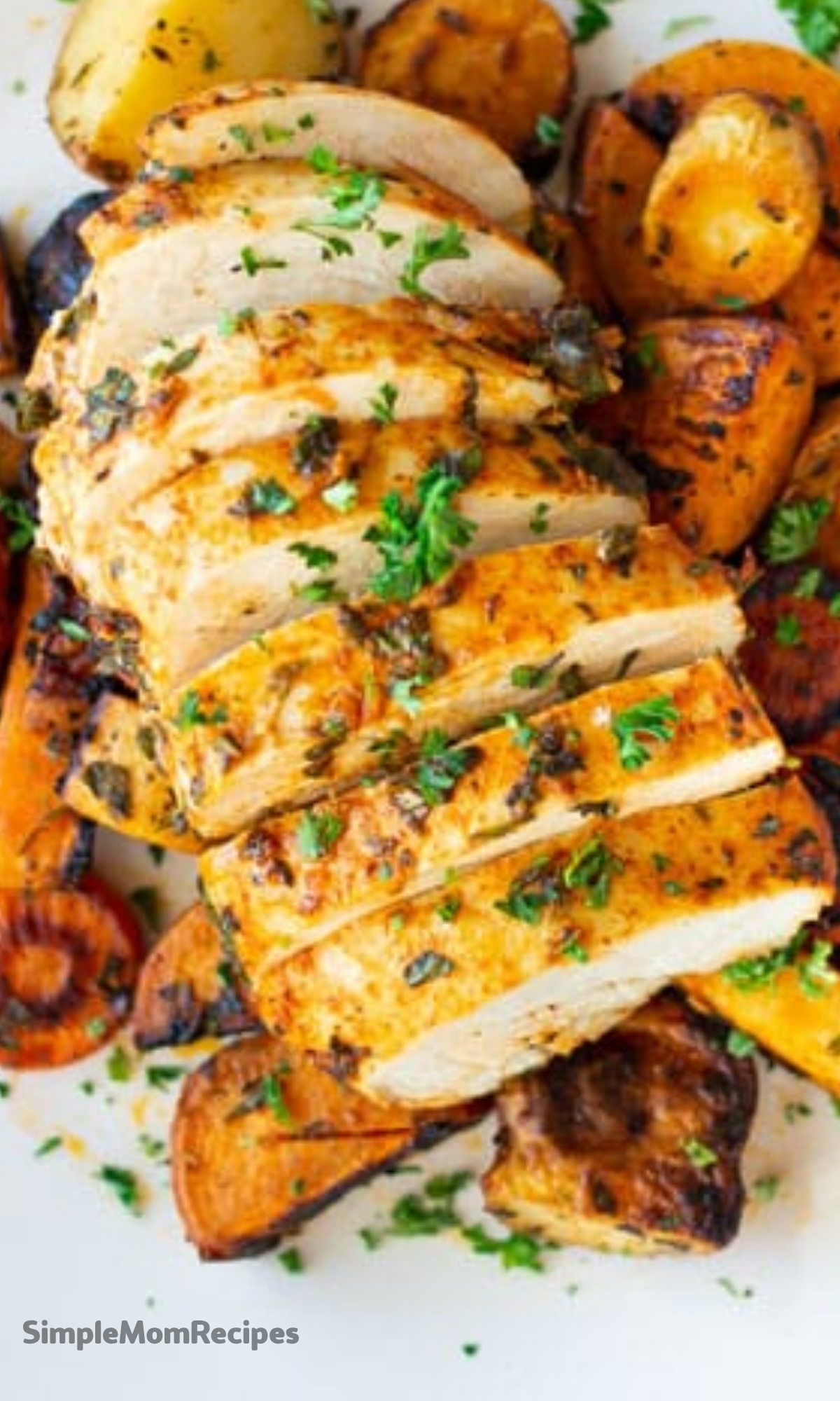Roasted Chicken with Root Vegetables Recipe - Simple Mom Recipes