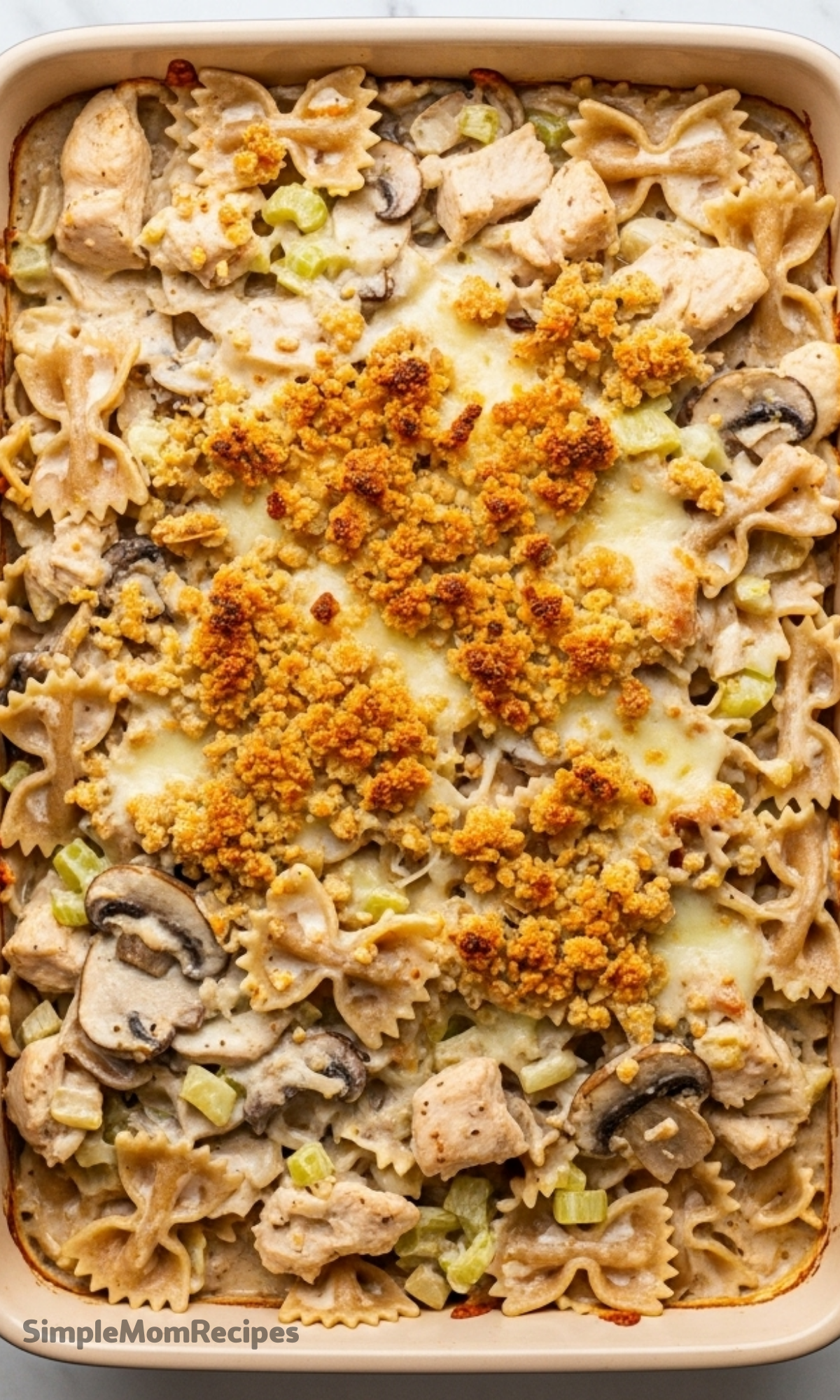 Chicken and Mushroom Casserole Recipe - Simple Mom Recipes
