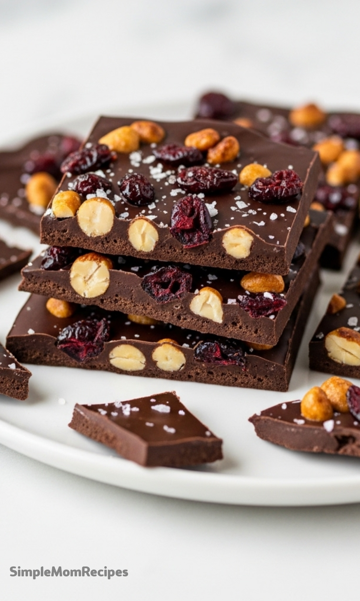 Easy Chocolate Bark Recipe - Simple Mom Recipes